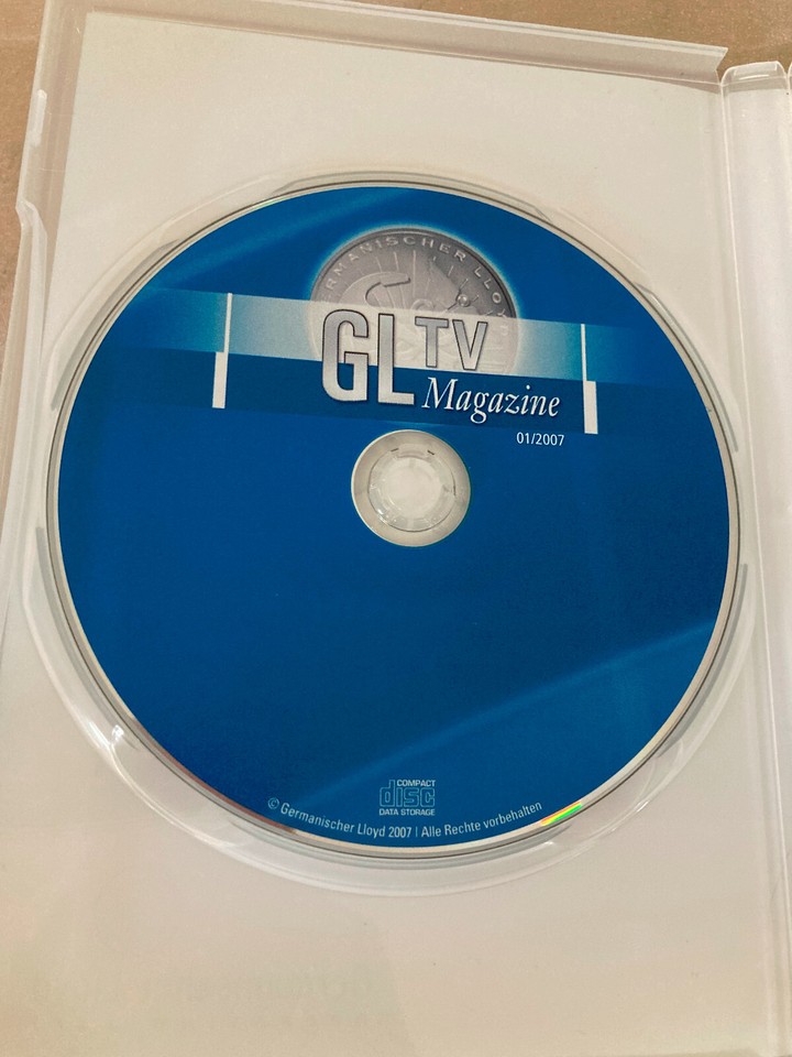 GERMANISCHER LLOYD GL Rivista TV 01/2007 Doppio DVD | eBay