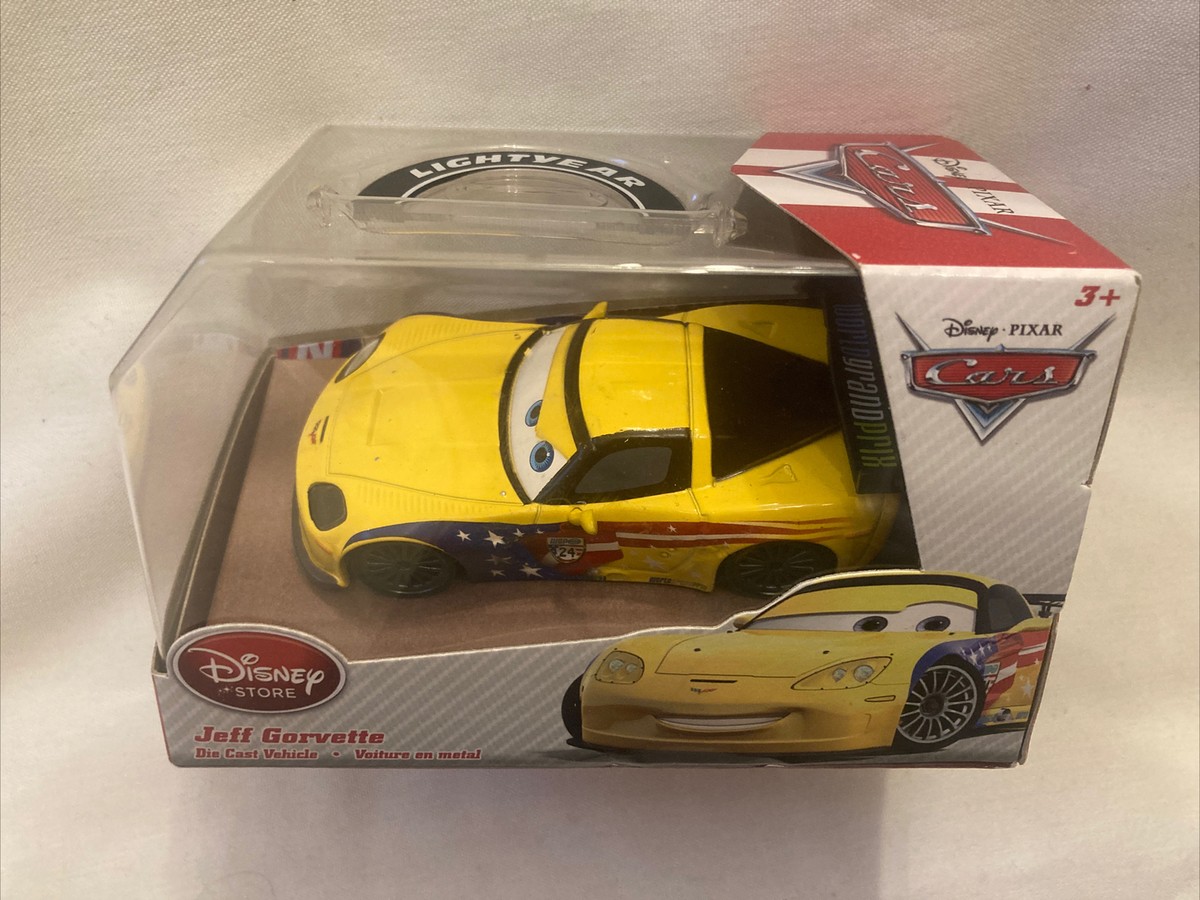 Jeff Gorvette Malvado En RARE PIXAR CARS 2 JEFF GORVETTE CHASERS