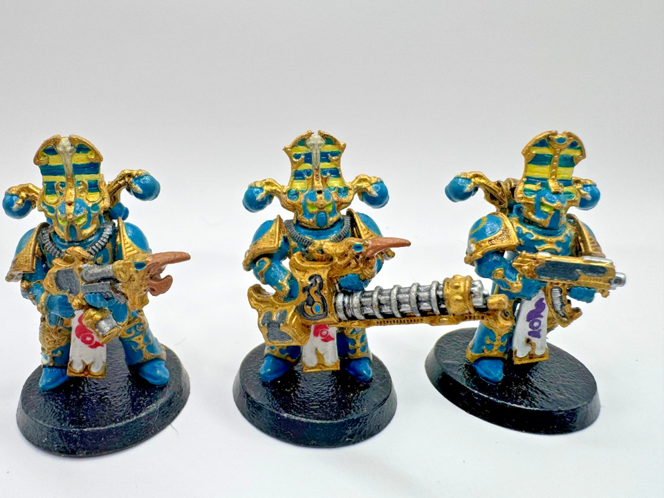Warhammer 40k Miniatures Painted & Assembled Set of 10 Thousand Sons | eBay