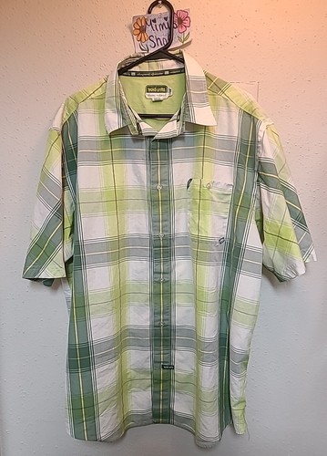 Ecko Unlimited Shirt Mens XXLarge Green White Plaid Hip Hop BaggyY2K ...