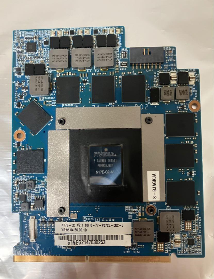 CLEVO GTX 1070 8GB MXM Mobile Graphics Card N17E-G2-A1 | eBay