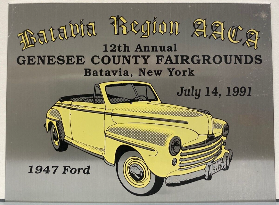 1991 Batavia Car Show Flea Market AACA Genesee County Fairgrounds New ...