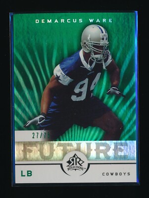 DEMARCUS WARE 2005 UD REFLECTIONS GREEN RC ROOKIE #/70 *DALLAS COWBOYS ...