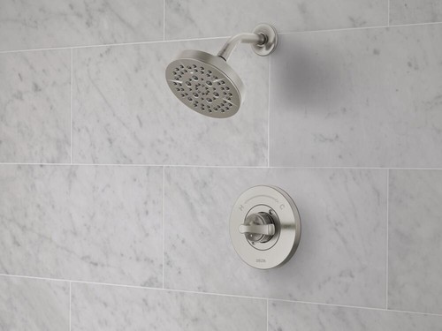 Delta Faryn 1 Handle 5-Spray Shower Faucet Stainless-Certified ...