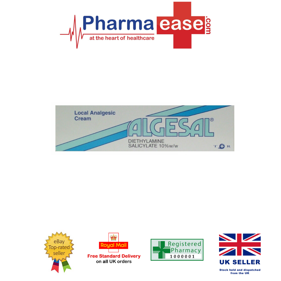 Algesal Local Analgesic Cream - 100g - Lumbago, Fibrositis, Sciatica ...
