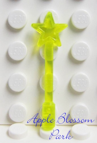 NEW Lego Minifig NEON GREEN MAGIC WAND - Belville Friends Princess ...