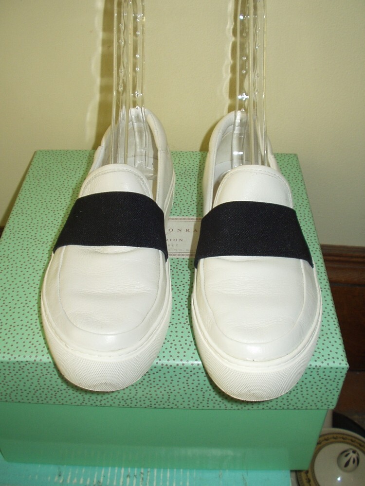 UGG “Chayze” Black & White LEATHER Slip-On Loafers or… - Gem