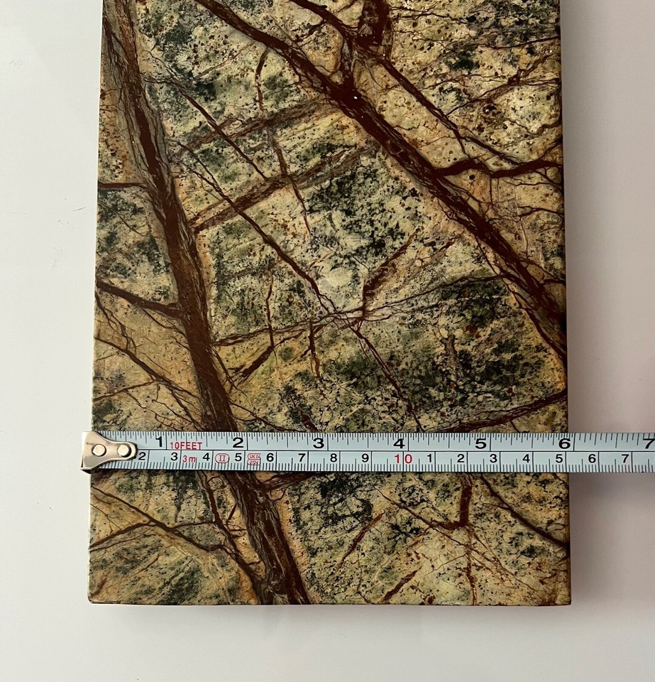 Kitchen Marble Slab Cutting Board Cheese Charcuterie Trivet Rainforest ...