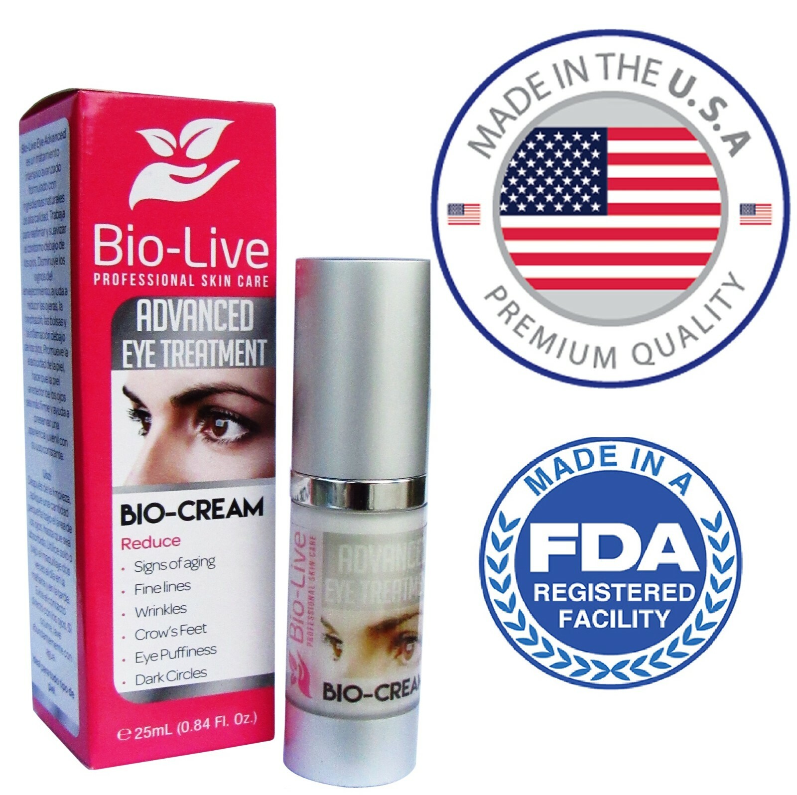Bio Cream Canadian LYCD Bio-Dyne Crema para Ojos Prep H Levaduras 2% | eBay