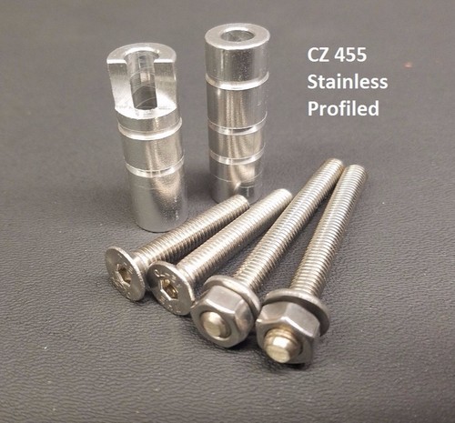 CZ 455 Profiled Pillar Kit DIY Stock Bedding with STAINLESS STEEL ...