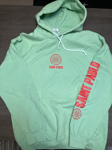 Kanye West Saint Pablo Tour Merch Mint Hoodie | eBay