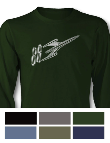 Oldsmobile Super 88 Rocket Emblem 1954 - 1956 Long Sleeves T-Shirt - 6 ...