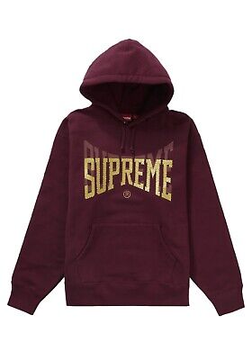Supreme Rhinestone Shadow Hooded Sweatshirt Hoodie New Supreme Rhinestone Shadow Hooded Sweatshirt Hoodie New