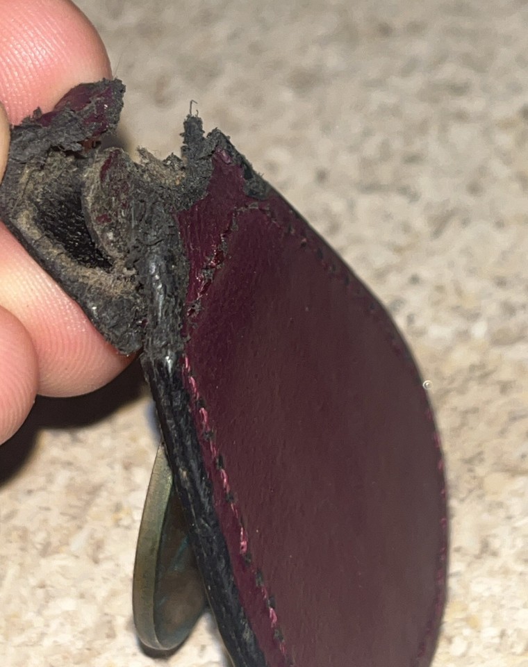 Vintage VIP Chrysler Key Chain Brass Leather Key Fob Pentastar Emblem ...