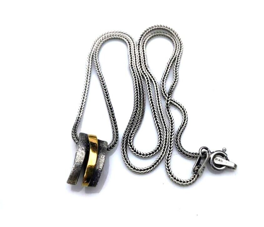 Pan jewelry necklace pendant Norway Norwegian 925s sterling silver ...