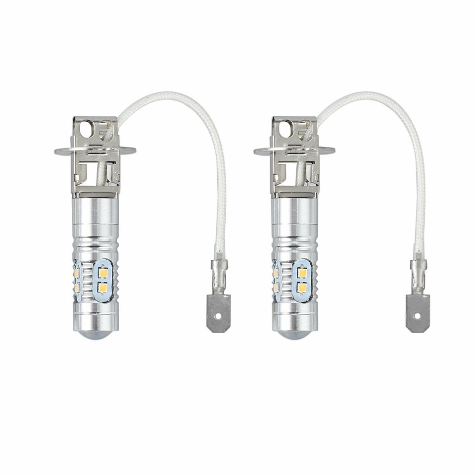 H3 LED 10SMD White 6000K Foglight Bulbs For 2003-2009 Lexus GX470 LX470 ...