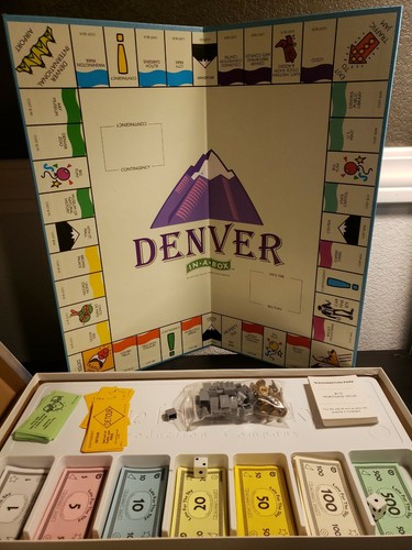 Denver In A Box Board Game Complete In Box Denver Monopoly Like Board ...