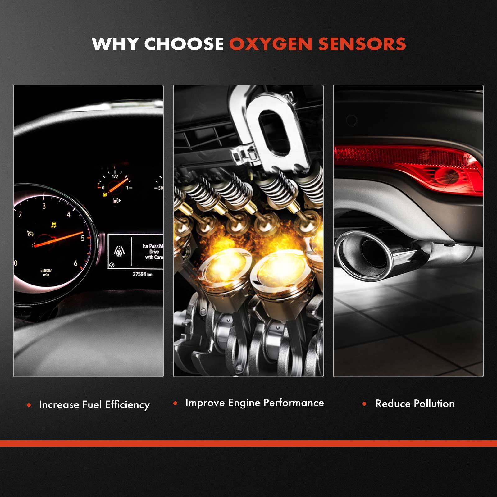 O2 Oxygen Sensor for Ford Focus 2003-2007 L4 2.0L 2.3L GAS Upstream 250 ...