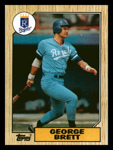 1987 Topps George Brett HOF Kansas City Royals #400 NM-MINT | eBay