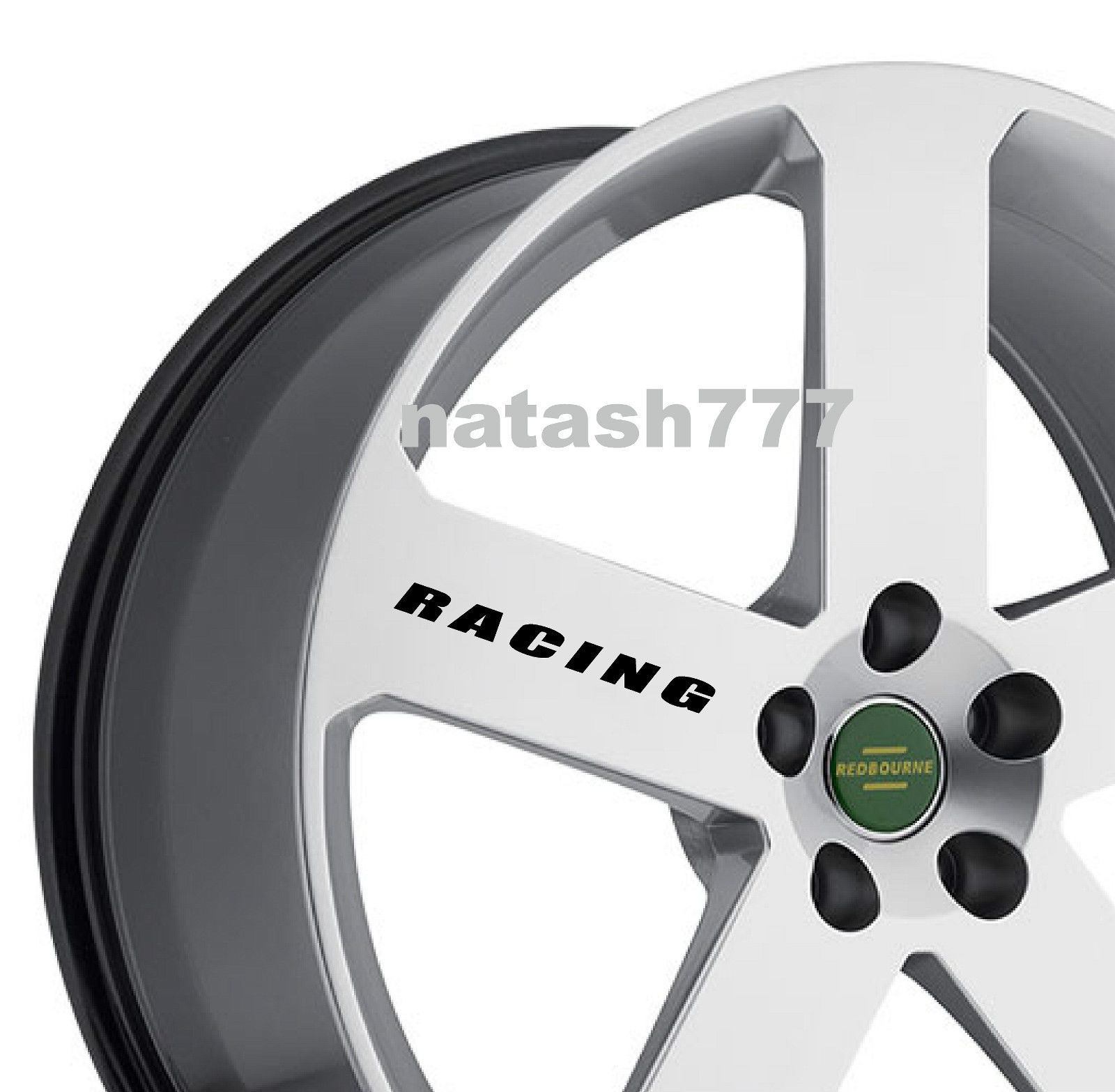 RACING Vinyl Decal Sticker Sport Car Truck SUV Wheels rims emblem Logo ...