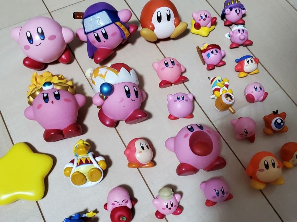 Kirby Figure Set Anime Style Pink Star Character Collectible Toys | eBay