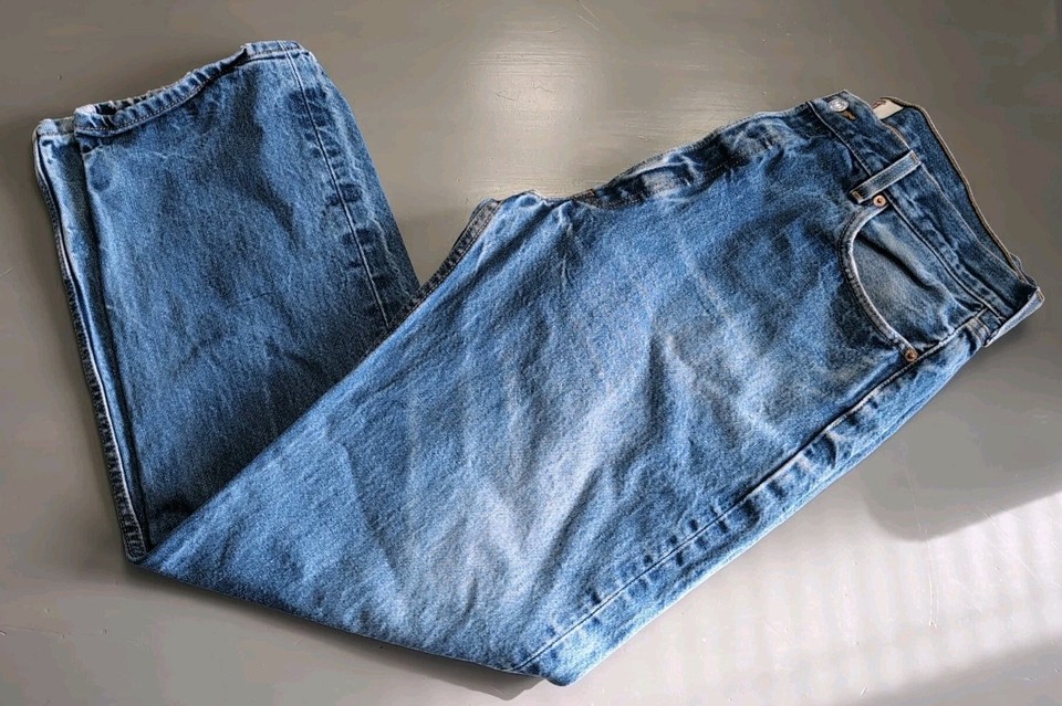 VTG Levis 501 Jeans Mens 38 X 34 Blue Button Fly Fade Medium Wash | eBay
