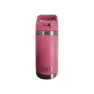 YETI Rambler Jr. 12 oz. Kid's Harbor Pink Stainless BPA Free Bottle w ...