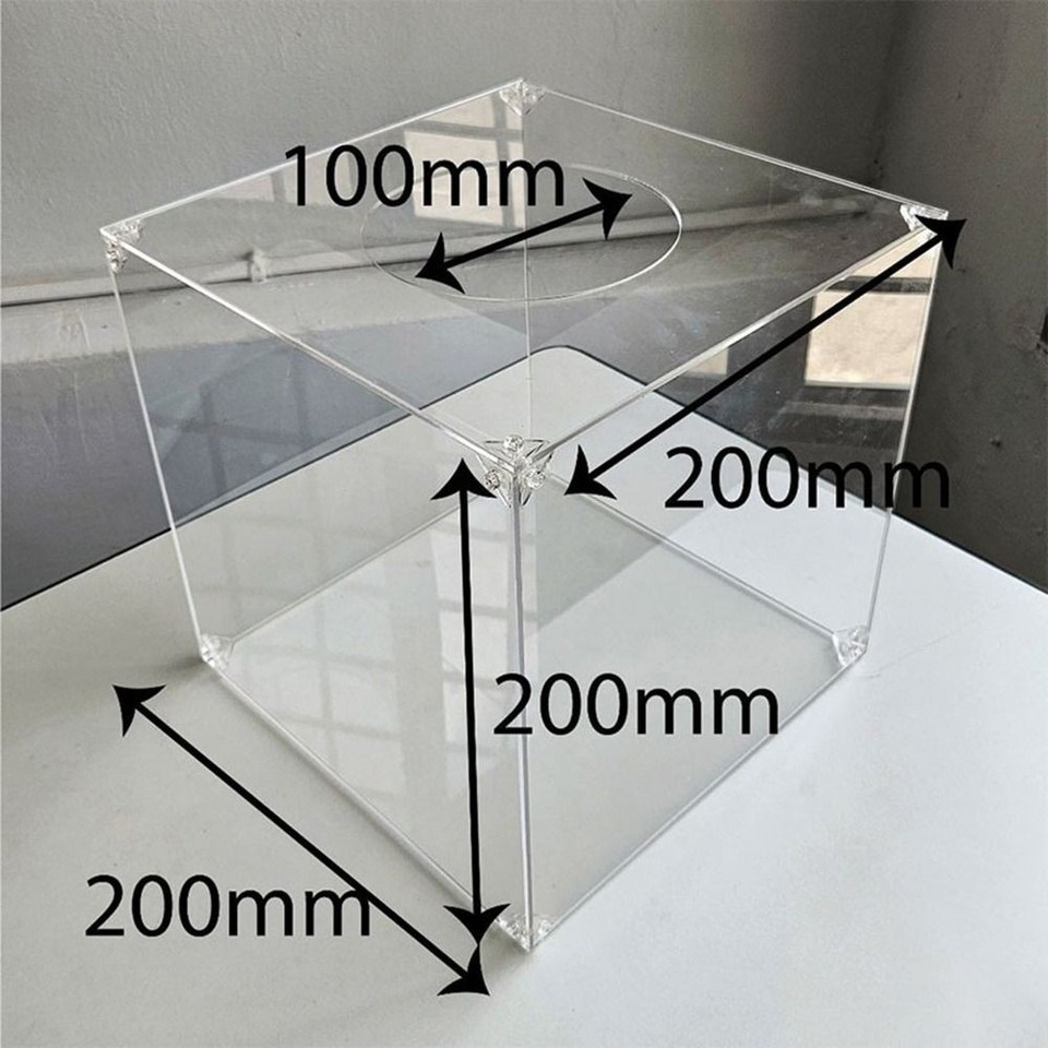 Transparent Acrylic Lucky Draw Box Clear Acrylic Luckydraw Box | eBay ...