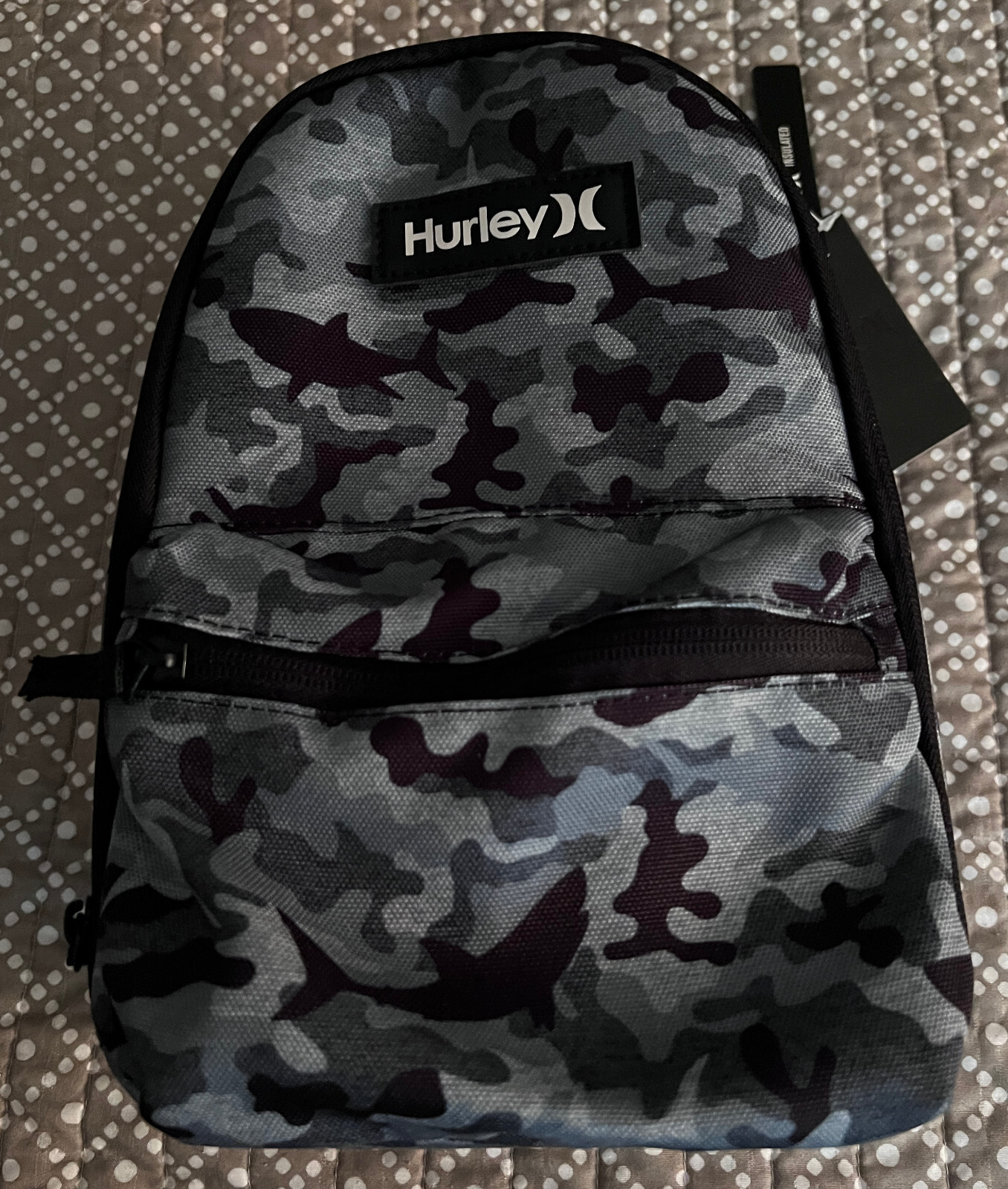 HURLEY ONE AND ONLY INSULATED LUNCHBOX-GREY CAMO-NWT! | eBay