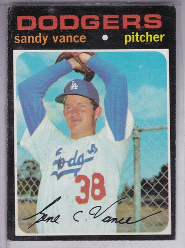 1971 Topps Baseball - Mid Grade Set Break - #34 Sandy Vance | eBay