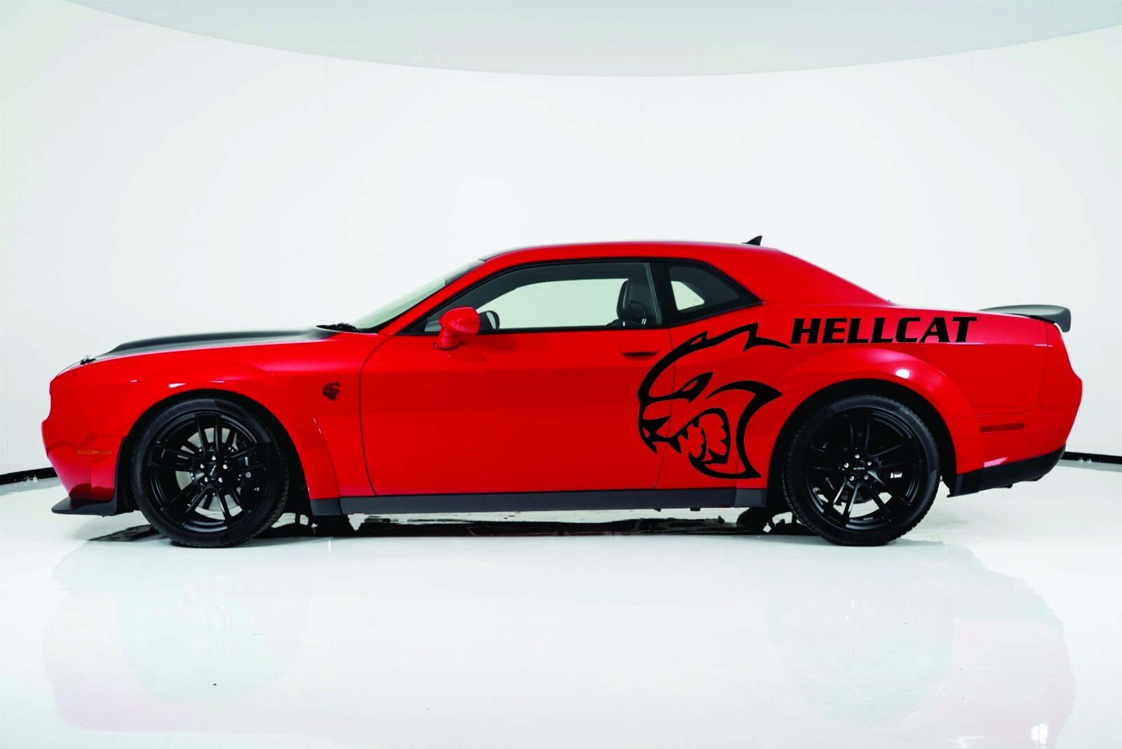Dodge Challenger Side Hellcat Vinyl Sticker Decals, Set of 2 - Fits ...