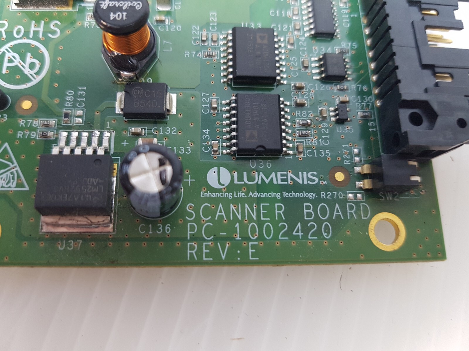 LUMENIS EA-1002420 REV. G SCANNER BOARD PC-1002420 REV. E | eBay
