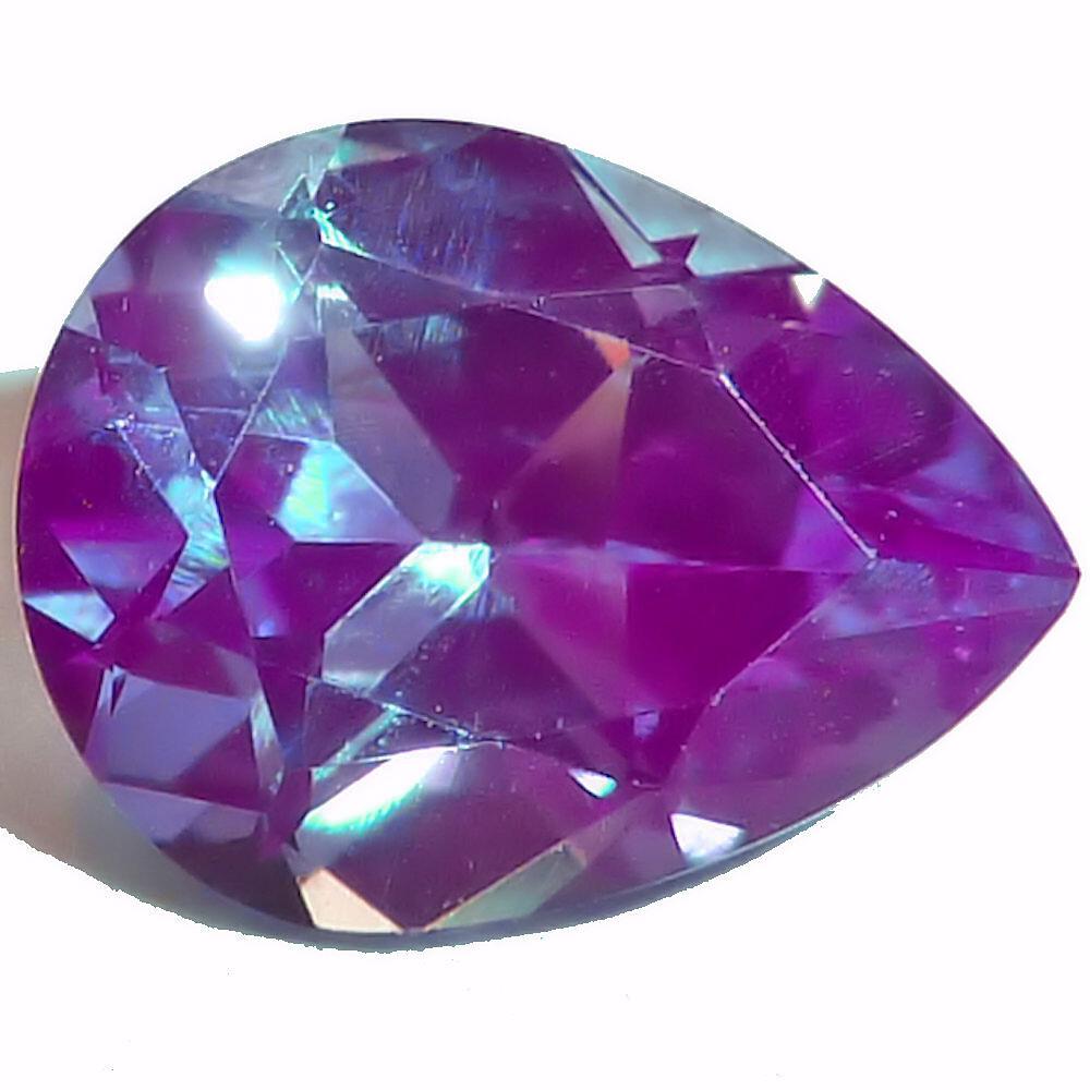 Lab Created Alexandrite Color Change Pear 9x7mm Faceted Loose Gem since ...
