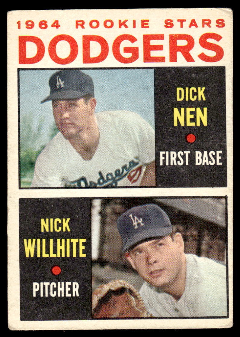 1964 Topps 1964 Dodgers Rookie Stars - Dick Nen / Nick Willhite #14 | eBay