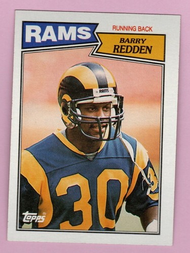 1987 Topps Football #147 Barry Redden Los Angeles Rams Running Back | eBay