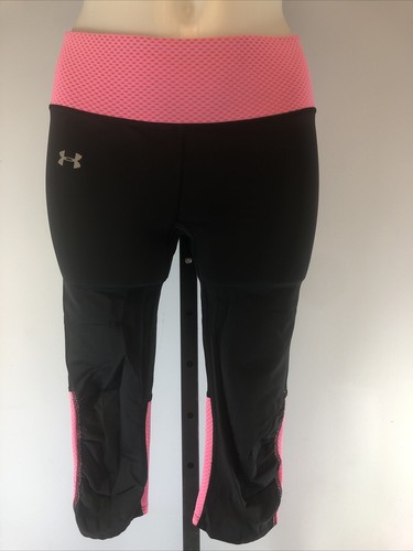 Women’s Small Under Armour Black/Pink Sweatpants | eBay