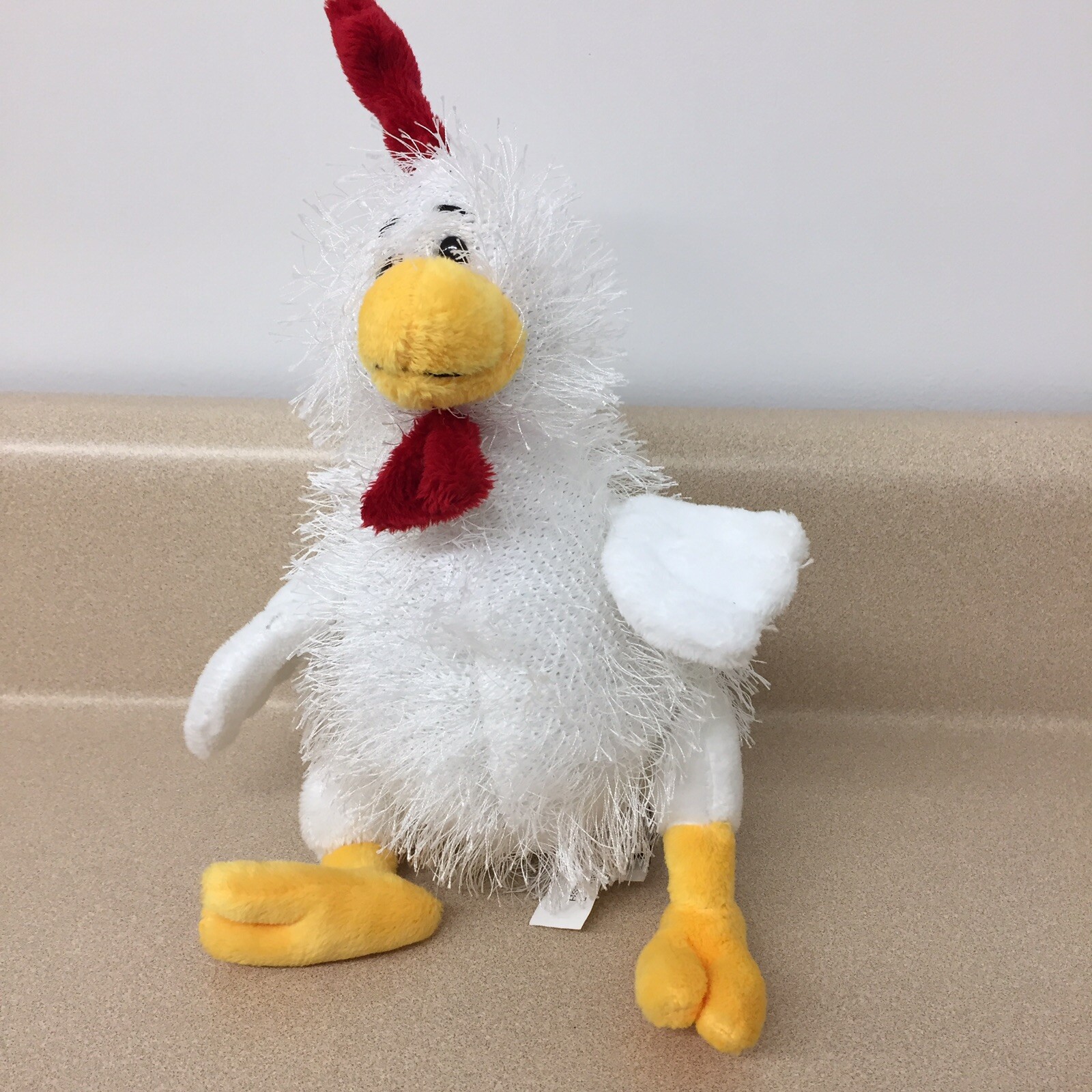 Webkinz Lil' Kinz chicken HS205 no code 8” Plush Stuffed Farm Animal ...