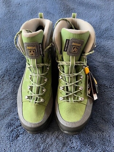 NEW Asolo Womens Falcon GV Hiking Boots Green/Gray Size EU 41 1/3/ US 9 ...