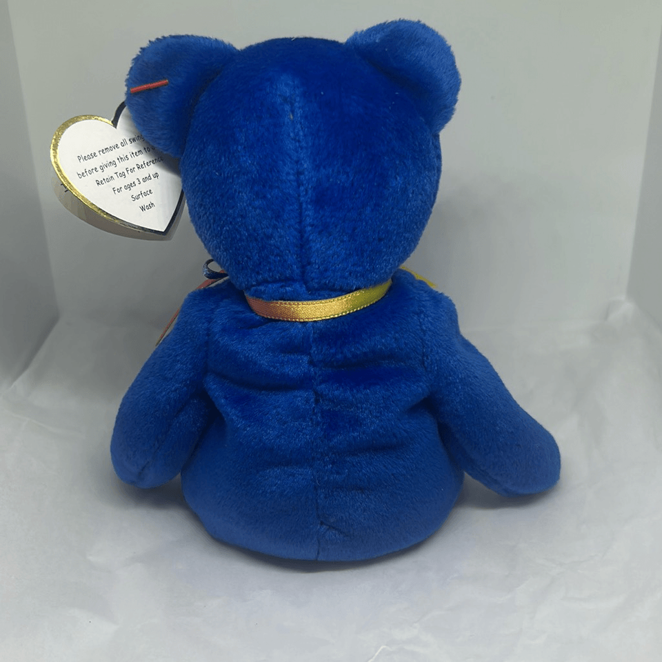 Ty Beanie Baby "Clubby" Blue Bear - Official Club Edition - Mint ...