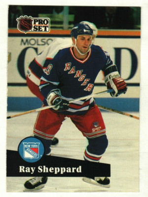1991 PRO SET HOCKEY CARD - #162 RAY SHEPPARD NEW YORK RANGERS | eBay