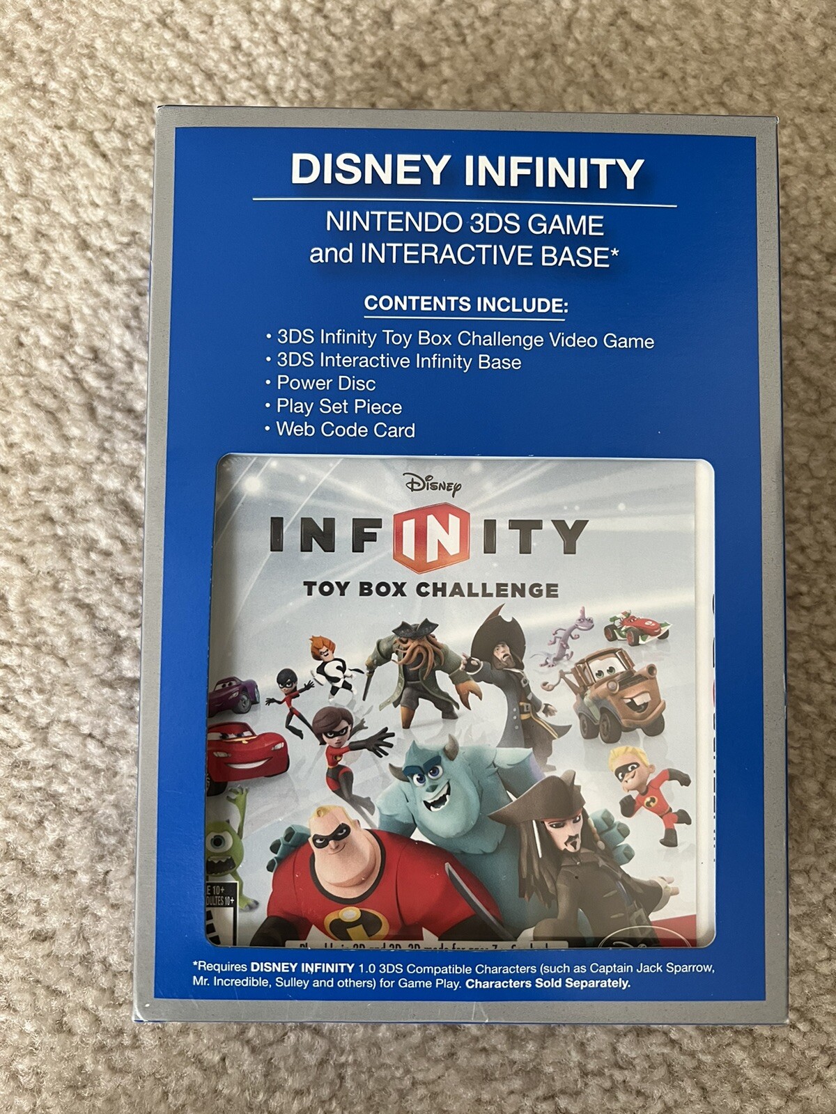 Disney Infinity Nintendo 3DS Toy Boy Game with Interactive Base & w/ 3 ...