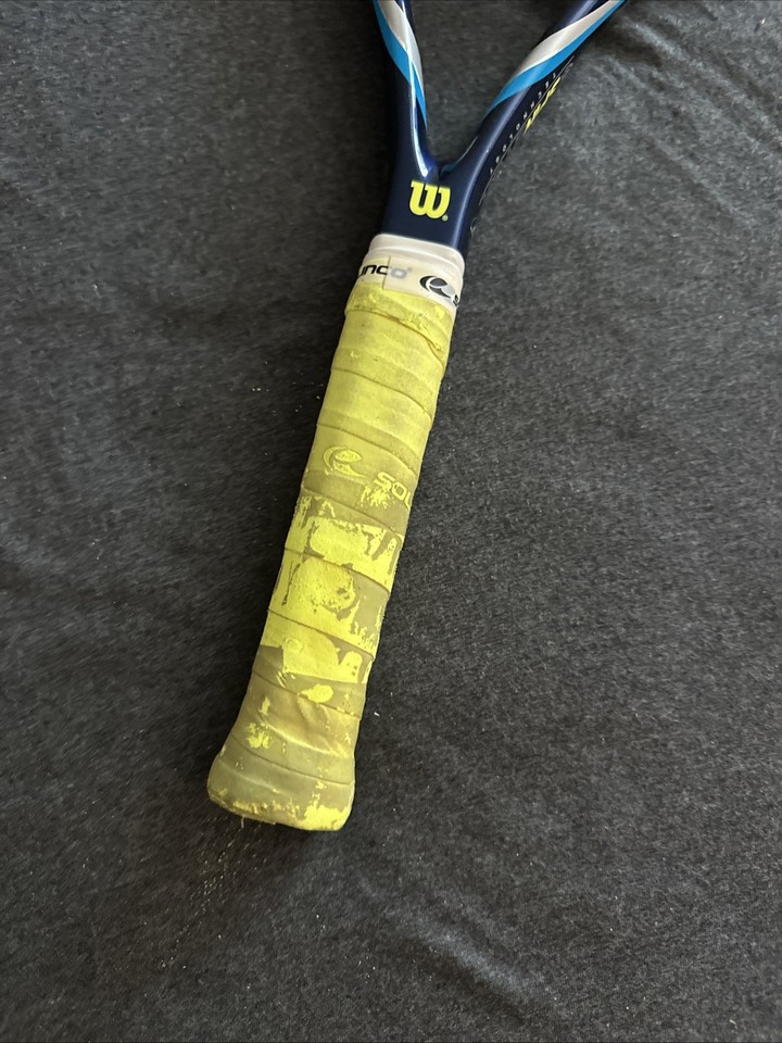 Wilson Juice 100s Tennis Racket Racquet 4 3/8 L3 Spin Effect Blue Read ...