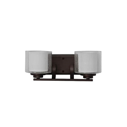 Sunset Lighting Abbot 2-Light 100W Bath Vanity Provincial Bronze ...