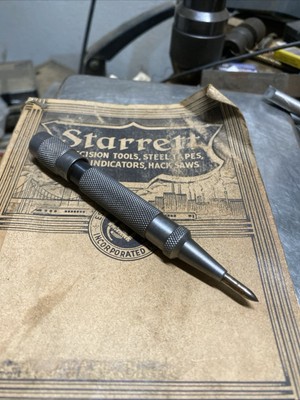 VINTAGE STARRETT 18-A AUTOMATIC CENTER PUNCH MACHINIST TOOL | eBay