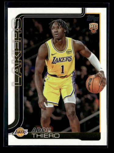 Adou Thiero RC 2025-26 Topps Flagship Basketball Rookie Base #236 ① ...