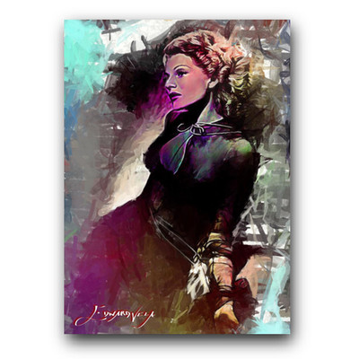 Rita Hayworth #7 Art Card Limited 31/50 Edward Vela Signed (Movies ...