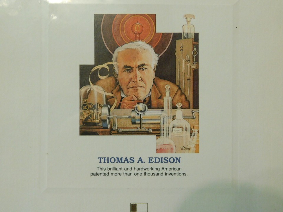 THOMAS A EDISON STAMP FIRST DAY ISSUE 1983 | eBay