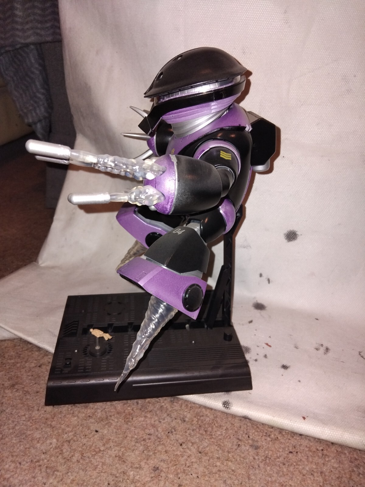 Gundam Acguy 1/100 Master Grade Custom Paint Job Includes Stand | eBay UK