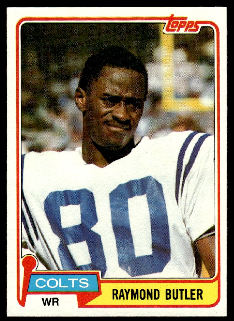 1981 Topps Football Card Raymond Butler Rookie Baltimore Colts #388 | eBay