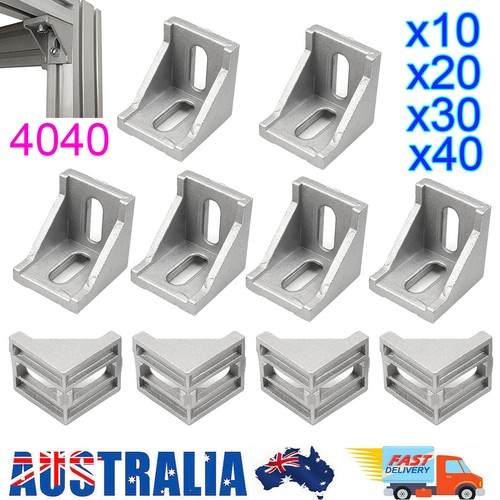 Bulk 4040 Angle Bracket Corner Right L Shape Joint Brace Aluminum ...